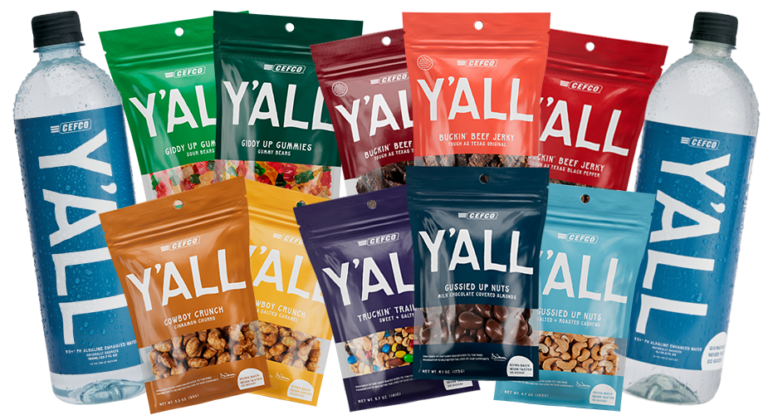 Y’ALL – Premium snacks and water